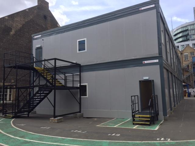Temporary Classroom Building - Lewis Ashley Group
